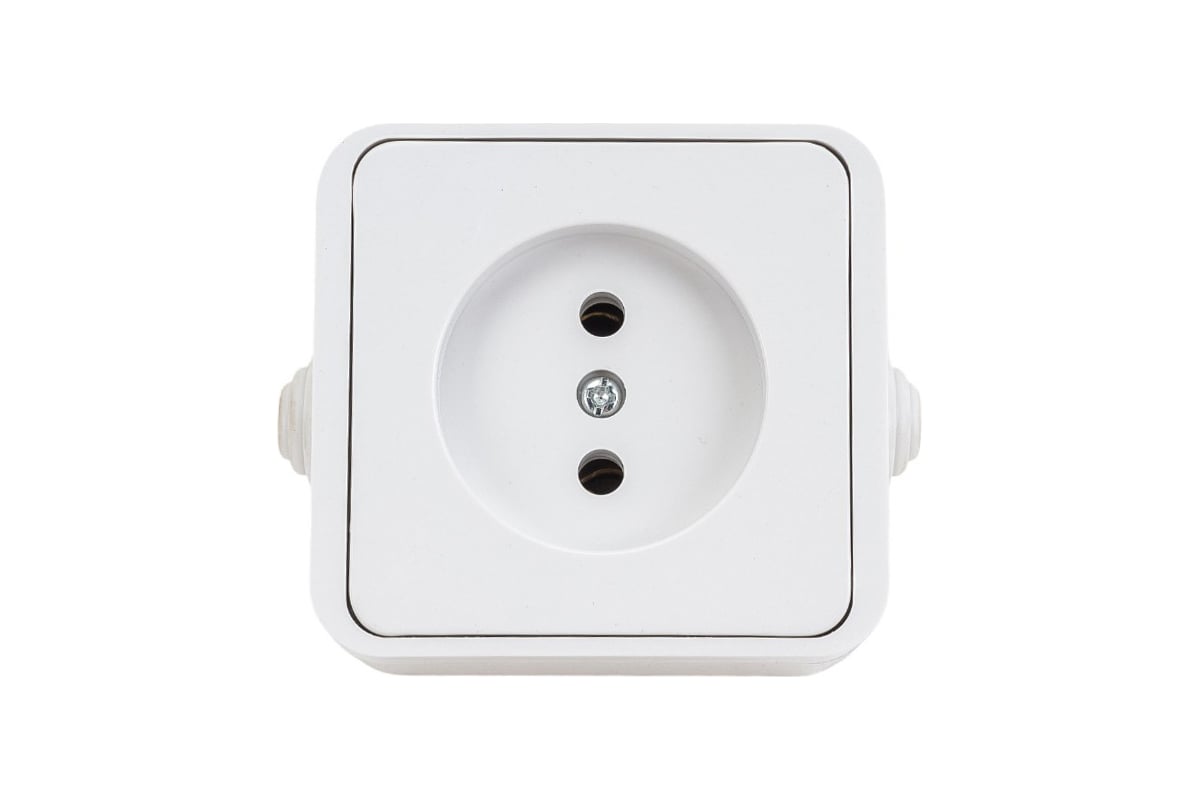 Розетка, белая 2П OУ IP44 10А TDM ELECTRIC Орель SQ1802-0004 - выгодная ...