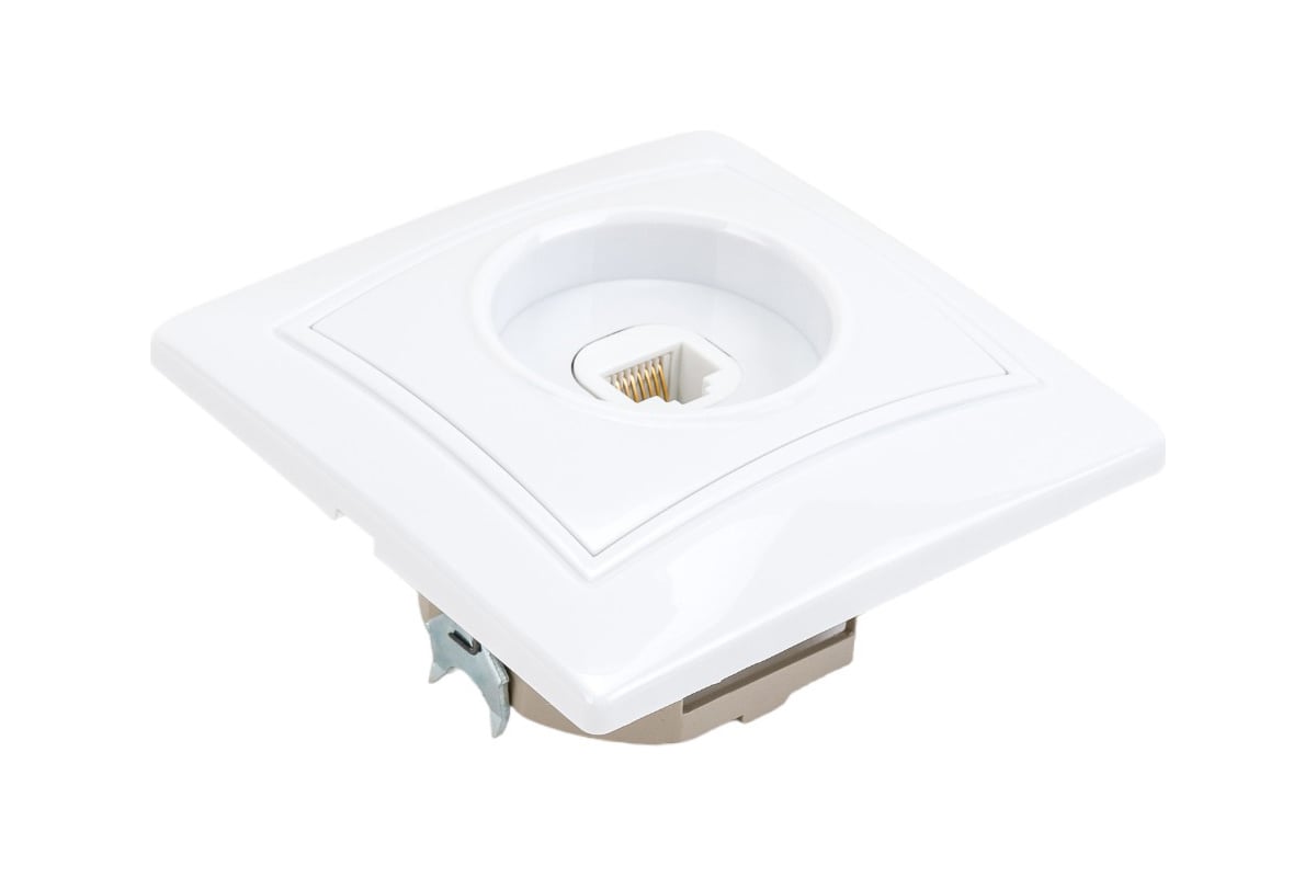 Компьтерная розетка, белая UNIVersal Севиль C0051 - выгодная цена ...