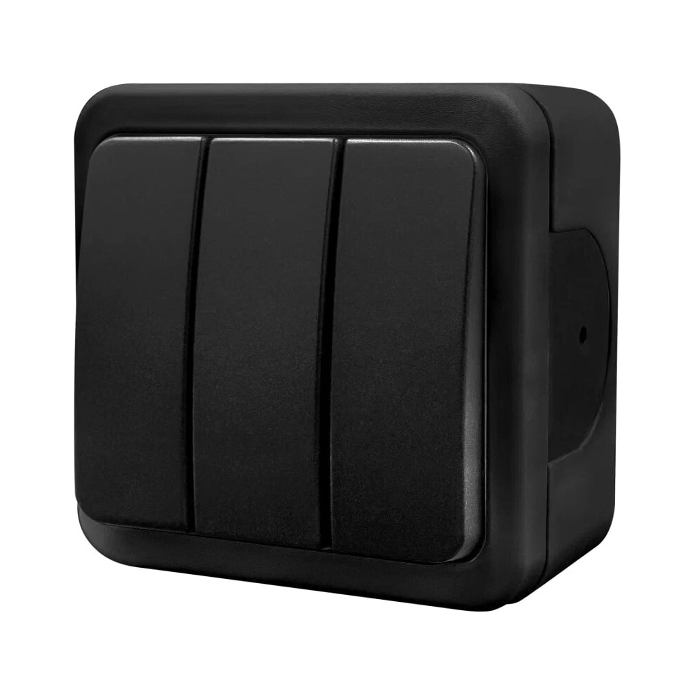 3-клавишный выключатель NE-AD 10А, 250В, MULTIMA, Черный 92-53-33 ...