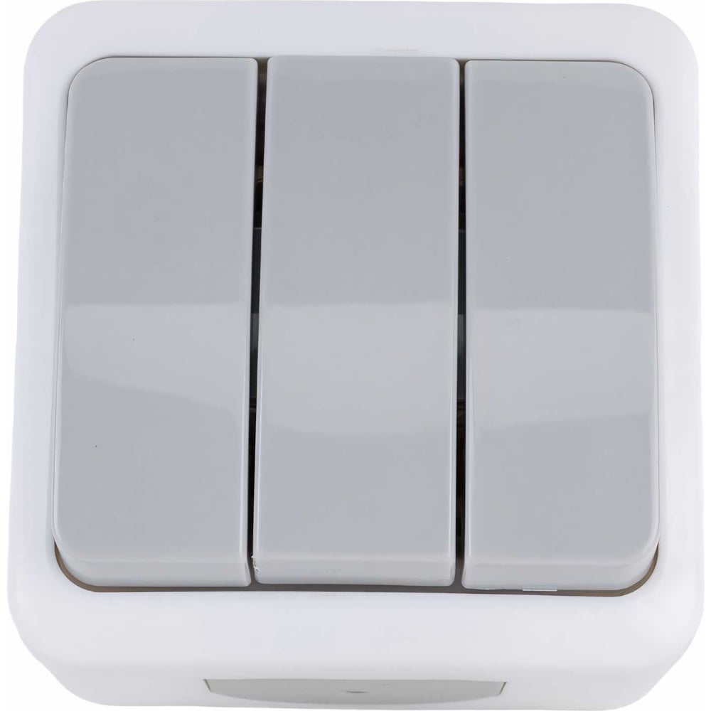 3-клавишный выключатель NE-AD 10А, 250В, MULTIMA, Белый 92-51-33 ...