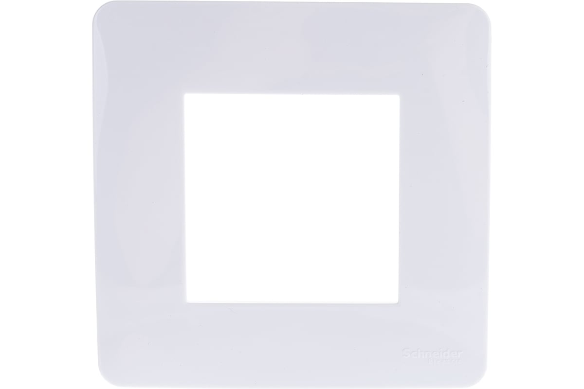 Рамка Systeme Electric 1-м UNICA STUDIO белая NU200218 1239738 ...