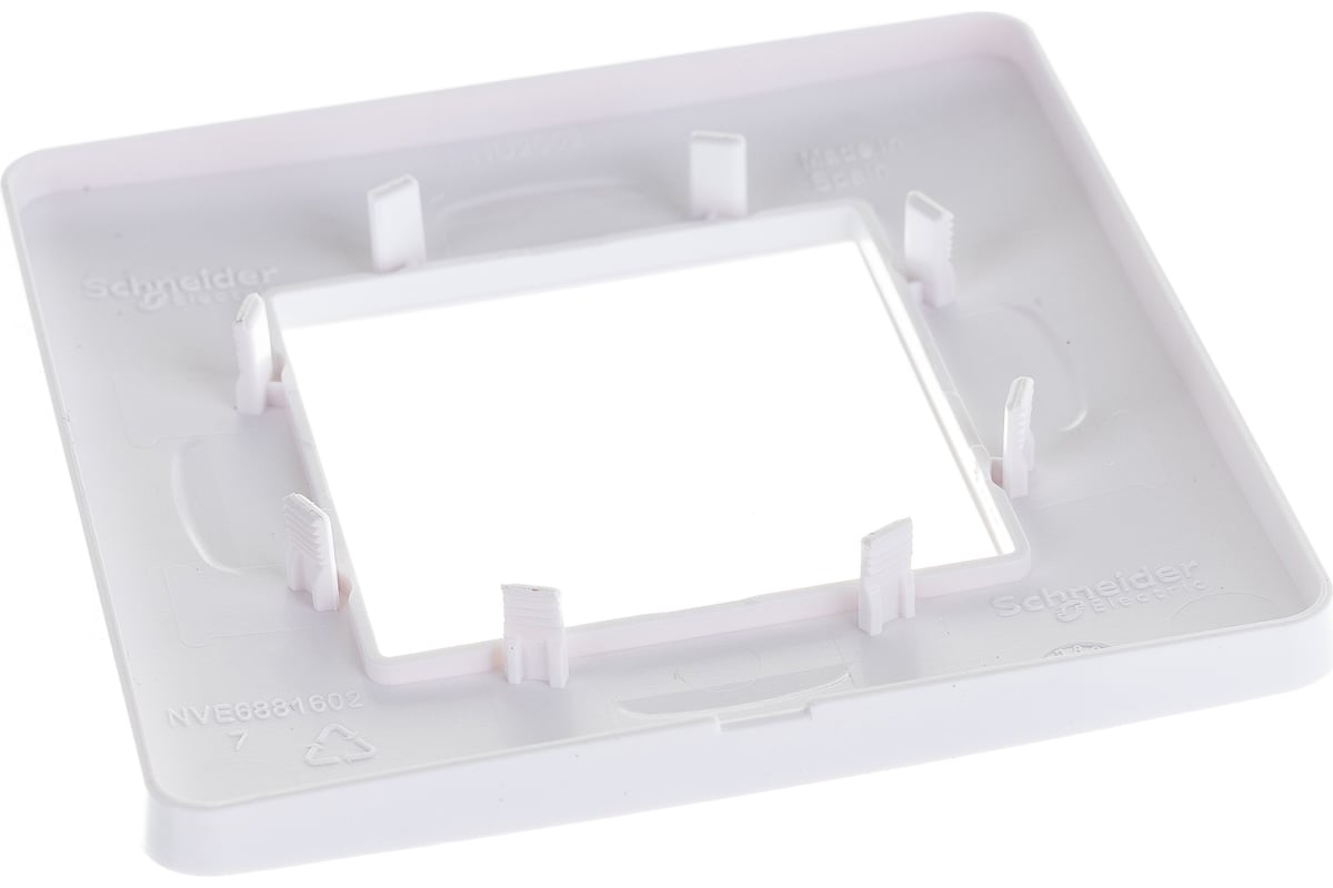 Рамка Systeme Electric 1-м UNICA STUDIO белая NU200218 1239738 ...