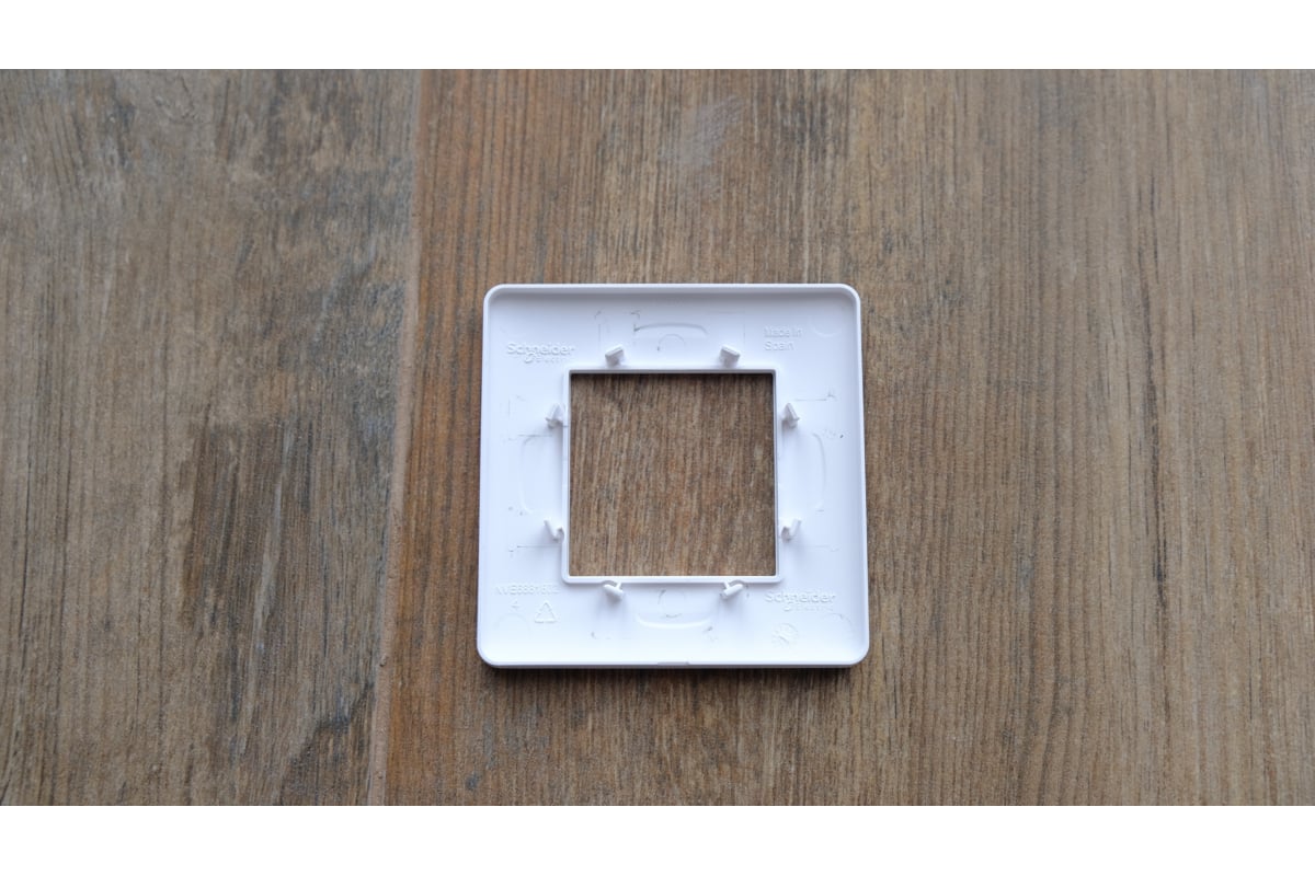 Рамка Systeme Electric 1-м UNICA STUDIO белая NU200218 1239738 ...