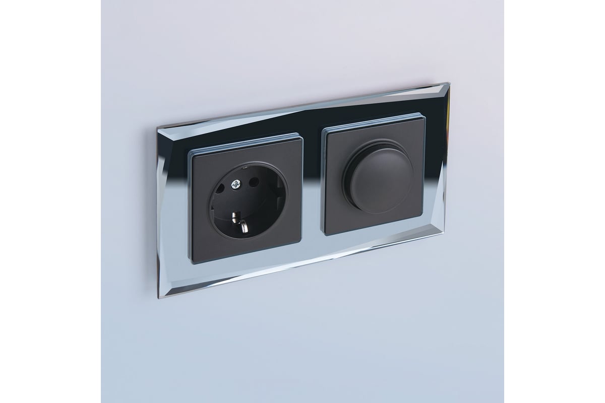 Рамка на 2 поста Werkel WL08-Frame-02 зеркальный a045796 - выгодная ...