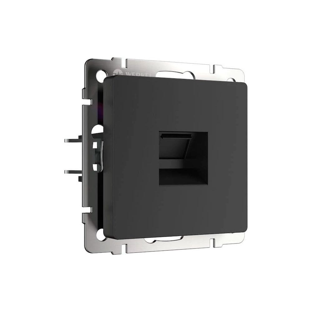 Розетка Ethernet RJ 45 Werkel WL08 черный матовый a029859 - выгодная ...
