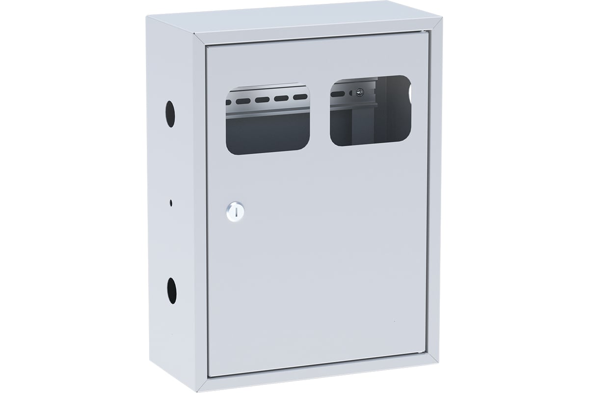 Ящик EKF ЯУР на 2 счетчика с двумя DIN-рейками (400x300x150) Basic uerm-din-400-2 - выгодная ...