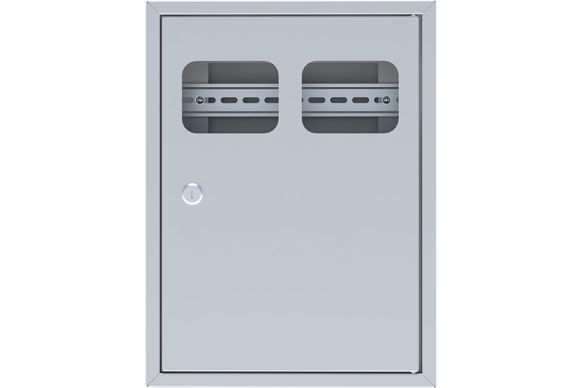 Ящик EKF ЯУР на 2 счетчика с двумя DIN-рейками (400x300x150) Basic uerm-din-400-2 - выгодная ...