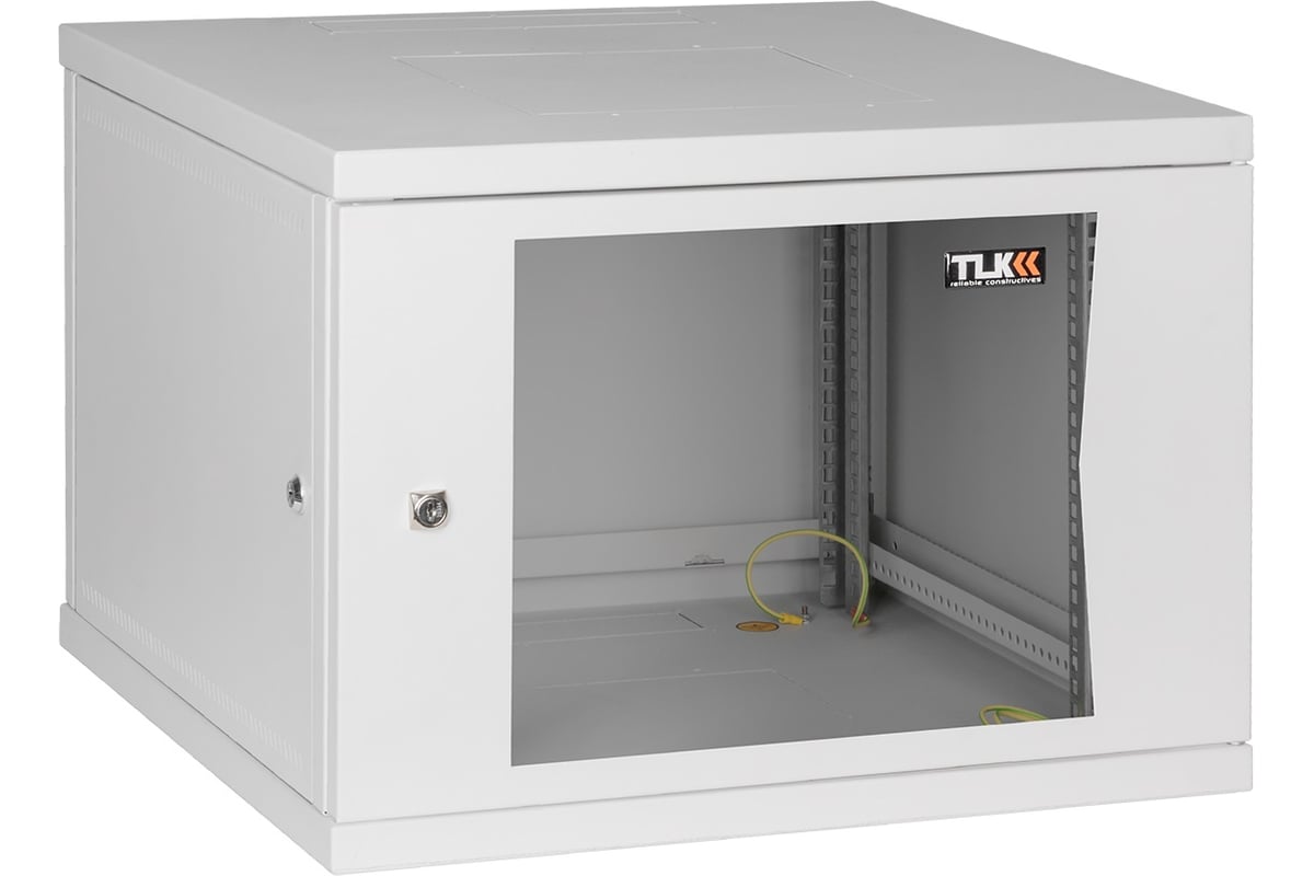 Настенный разборный шкаф TLK 19, 6U, серый TWI-066035-G-GY - выгодная цена, отзывы ...