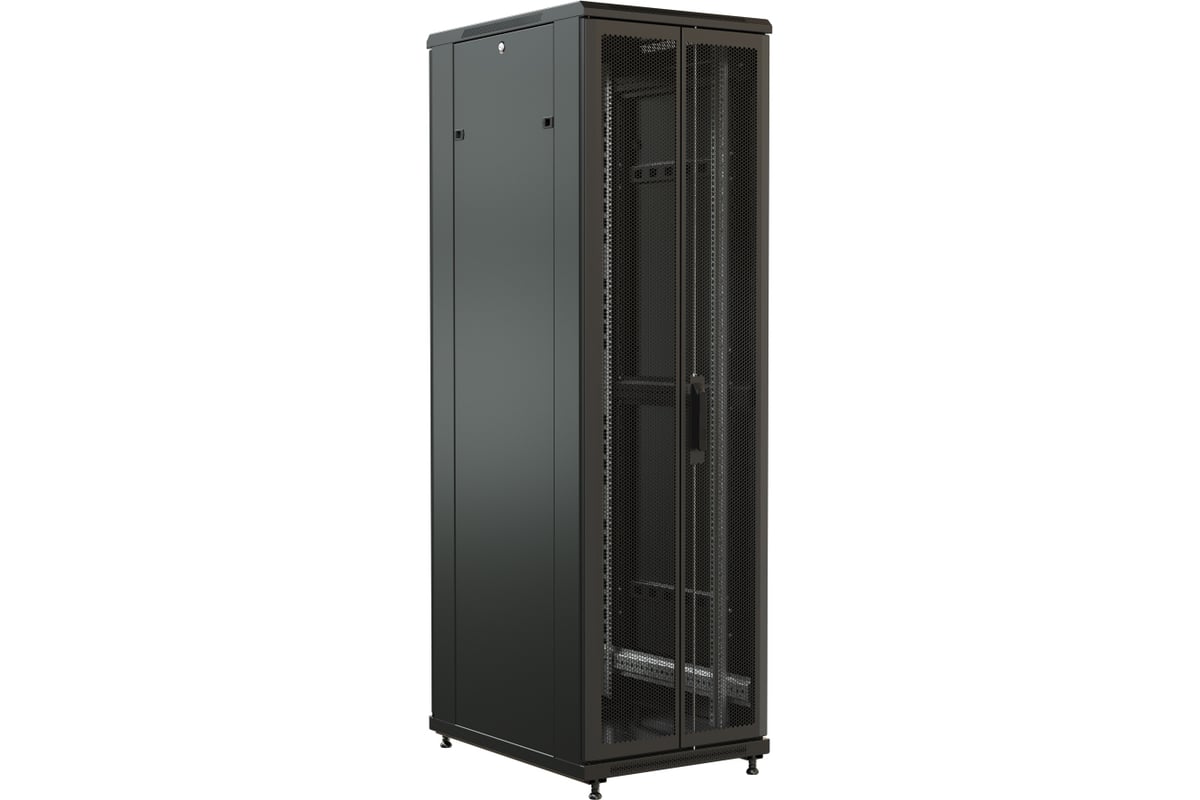 19-дюймовый напольный шкаф WRLine WR-TT-2268-DD-RAL9004 22U ...