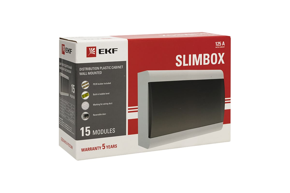Распределительный щит EKF SlimBox навесной ЩРН-П-15 IP41, PROxima sb-n-15 - выгодная цена ...