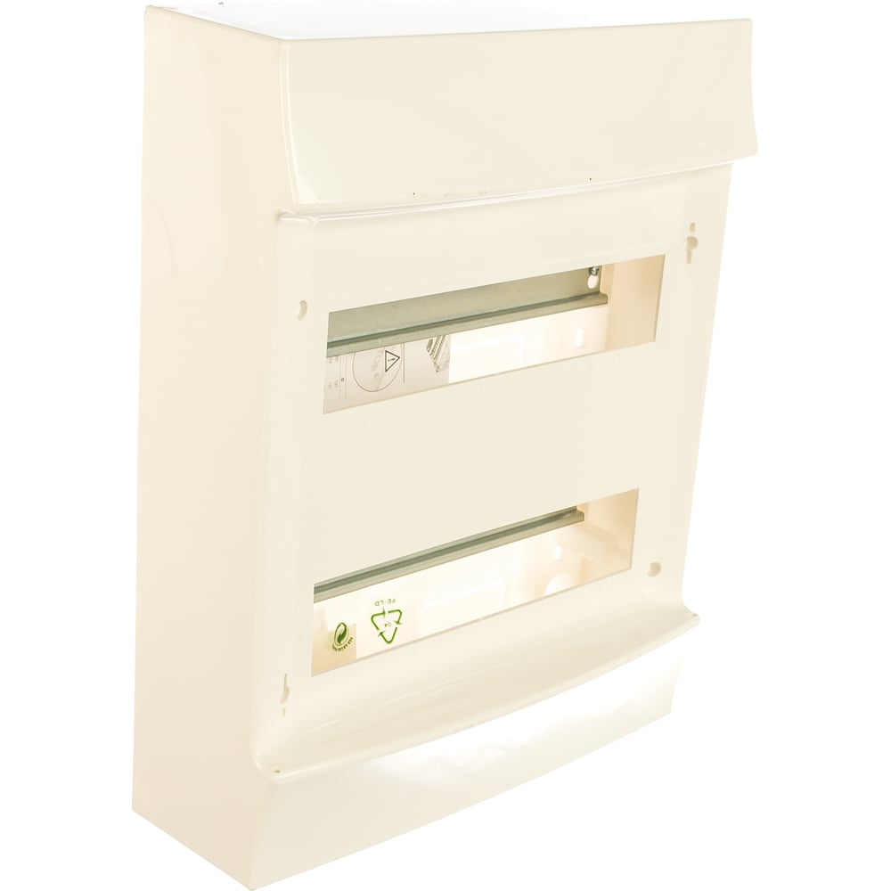 Настенный бокс ABB Mistral41 24М без двери без клемм белый ...