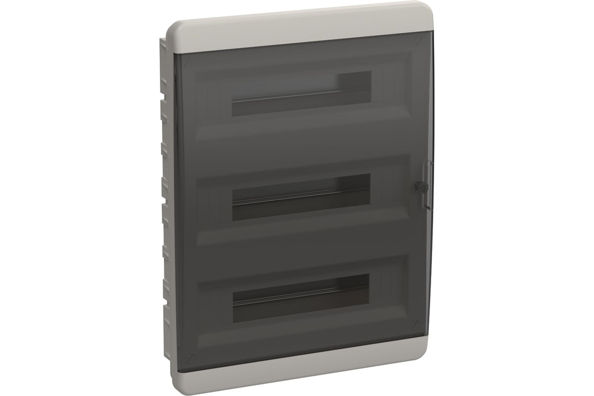 Корпус пластиковый IEK TEKFOR ЩРВ-П-54 IP41 черн. прозр. дверь / BVK 40-54-1 TF5-KP12-V-54-41 ...