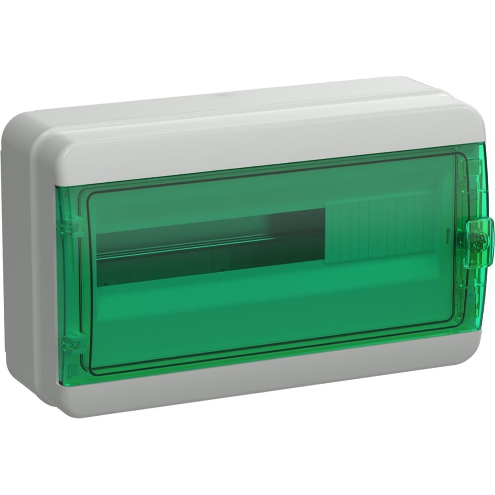 Корпус пластиковый IEK TEKFOR КМПн-18 IP65 зеленая прозрачная дверь TF5-KP72-N-18-65-K03-K06 ...