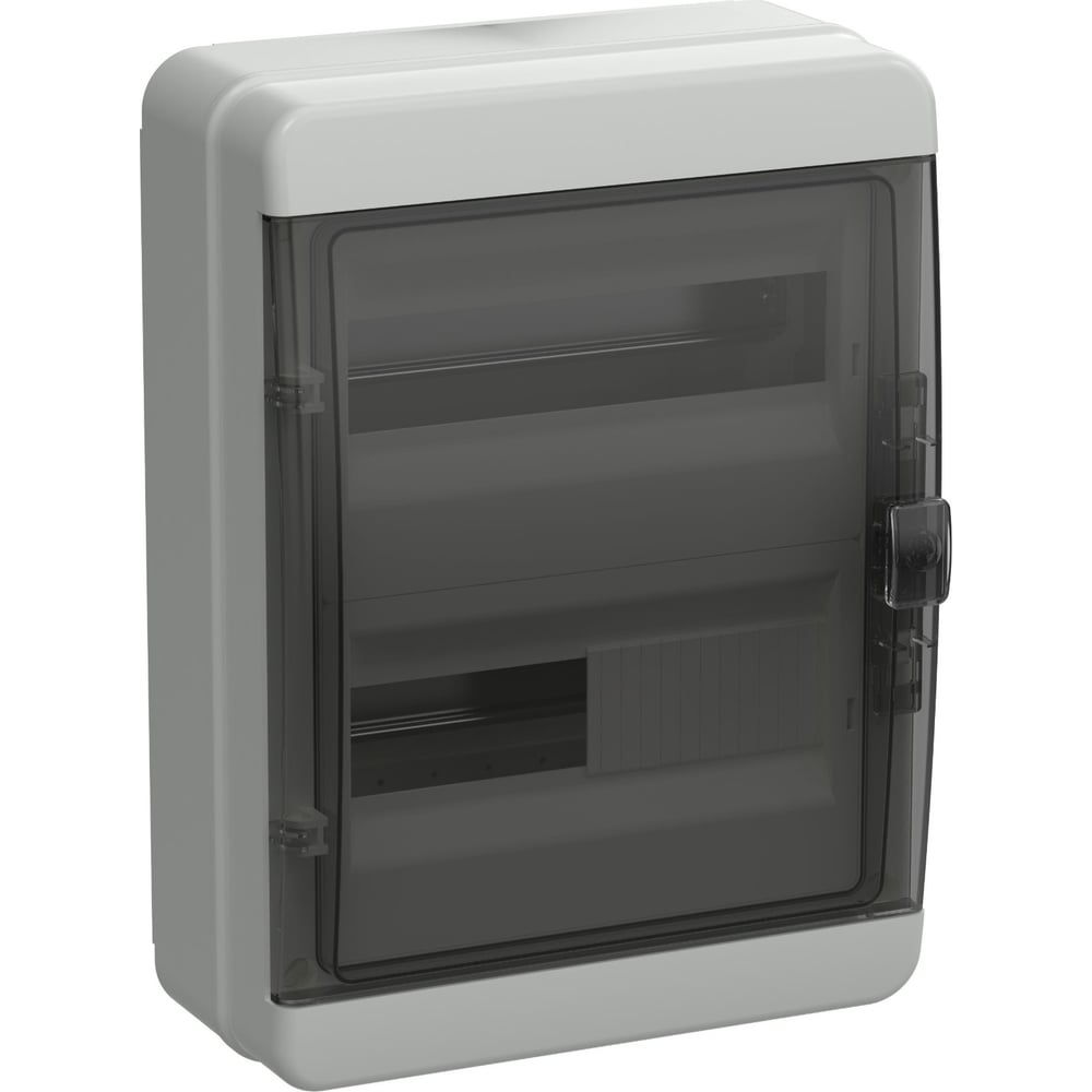 Корпус пластиковый IEK TEKFOR КМПн-24 IP65 черная прозрачная дверь TF5-KP72-N-24-65-K03-K02 ...