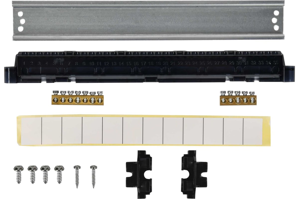 Корпус пластиковый IEK TEKFOR ЩРН-П-12 IP41 черная прозрачная дверь TF5-KP12-N-12-41-K01-K03 ...