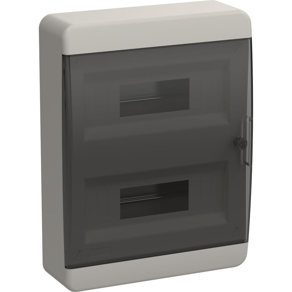 Корпус пластиковый IEK TEKFOR ЩРН-П-24 IP41 черн. прозр. дверь / BNK 40-24-1 TF5-KP12-N-24-41 ...