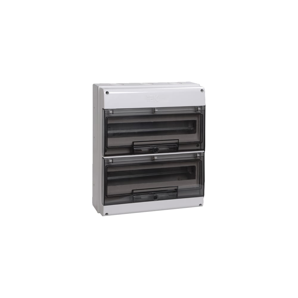 Щит IEK ЩРн-П-24 КМПн 2/24 прозрачная дверца, IP66, белый, ИЭК MKP73-N ...