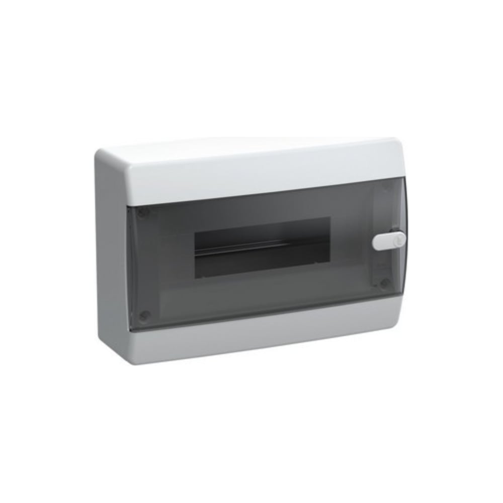 Корпус IEK UNION Compact ЩРН-П-12 IP41, черная прозрачная дверь, пластиковый UIC-KP12-N-12-41 ...