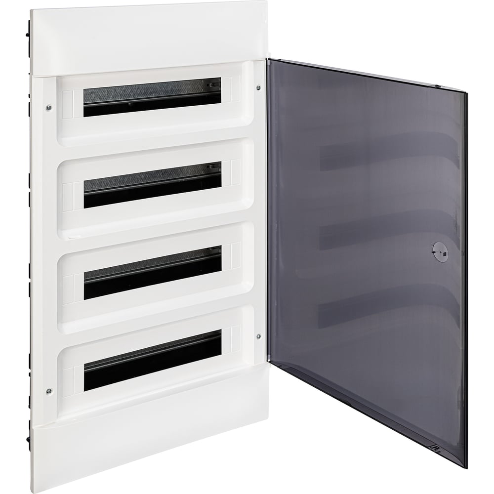 Пластиковый щиток Legrand Practibox S встраиваемый 4x18 Дымчатая дверь ...