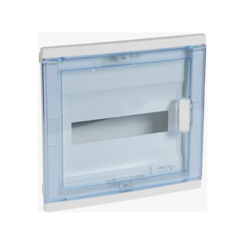Щит встраиваемый Legrand Nedbox с синей полупрозрачной скругленной ...