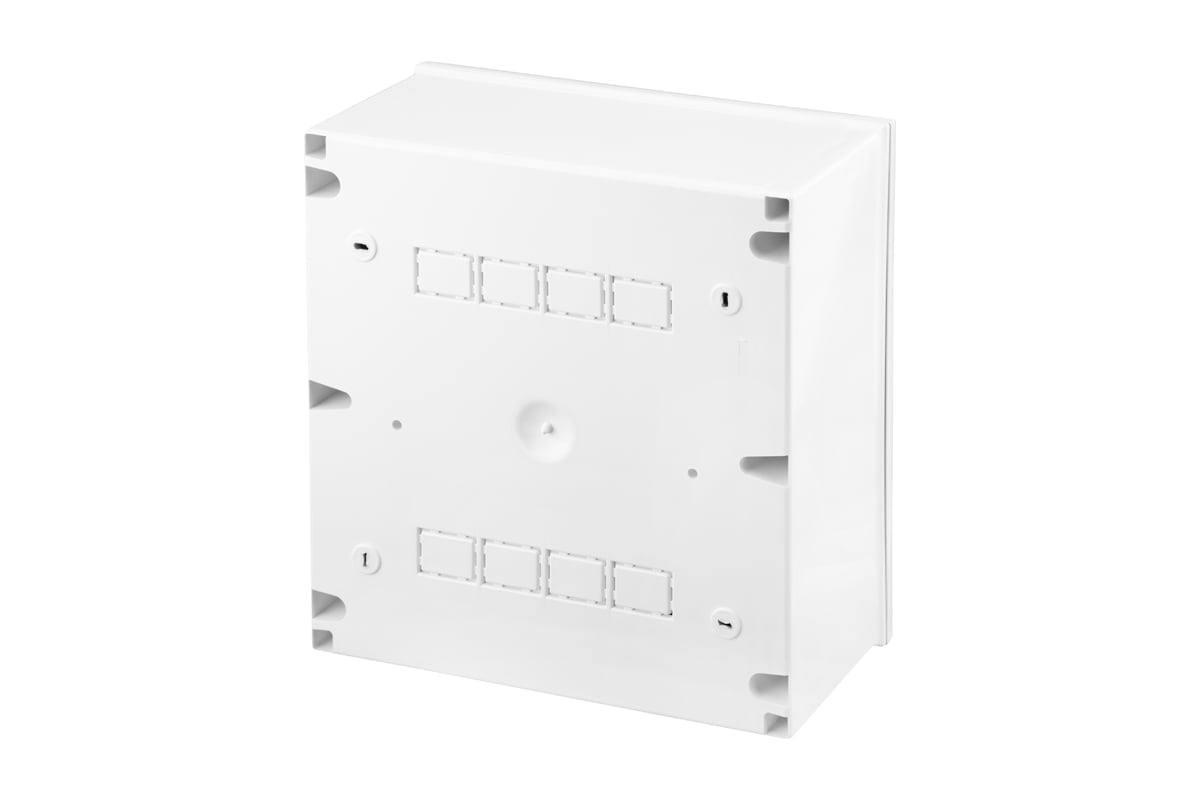 Распределительный навесной щит KRANZ на 8 модулей ЩРН-П-8 IP41 пластик KR-11-0308 - выгодная ...