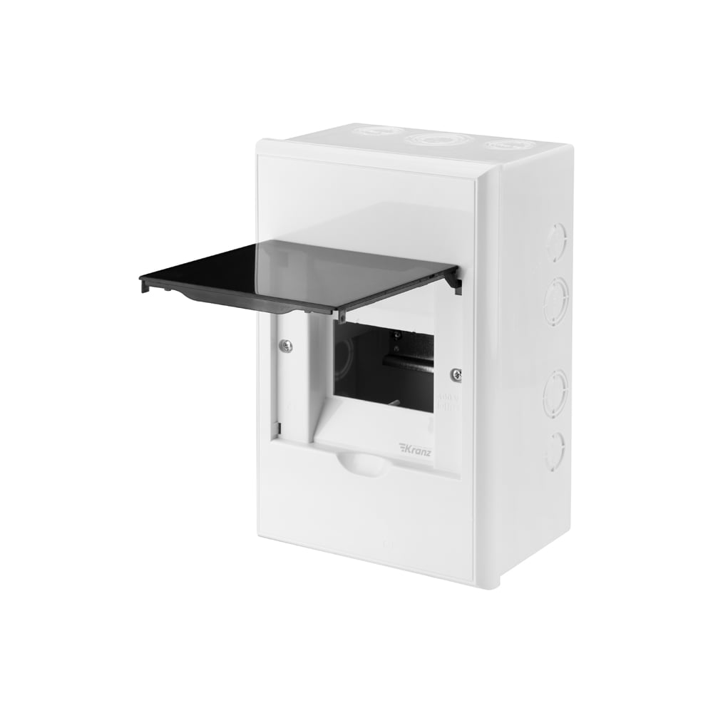 Распределительный навесной щит KRANZ на 4 модуля ЩРН-П-4 IP41 пластик KR-11-0304 - выгодная цена ...