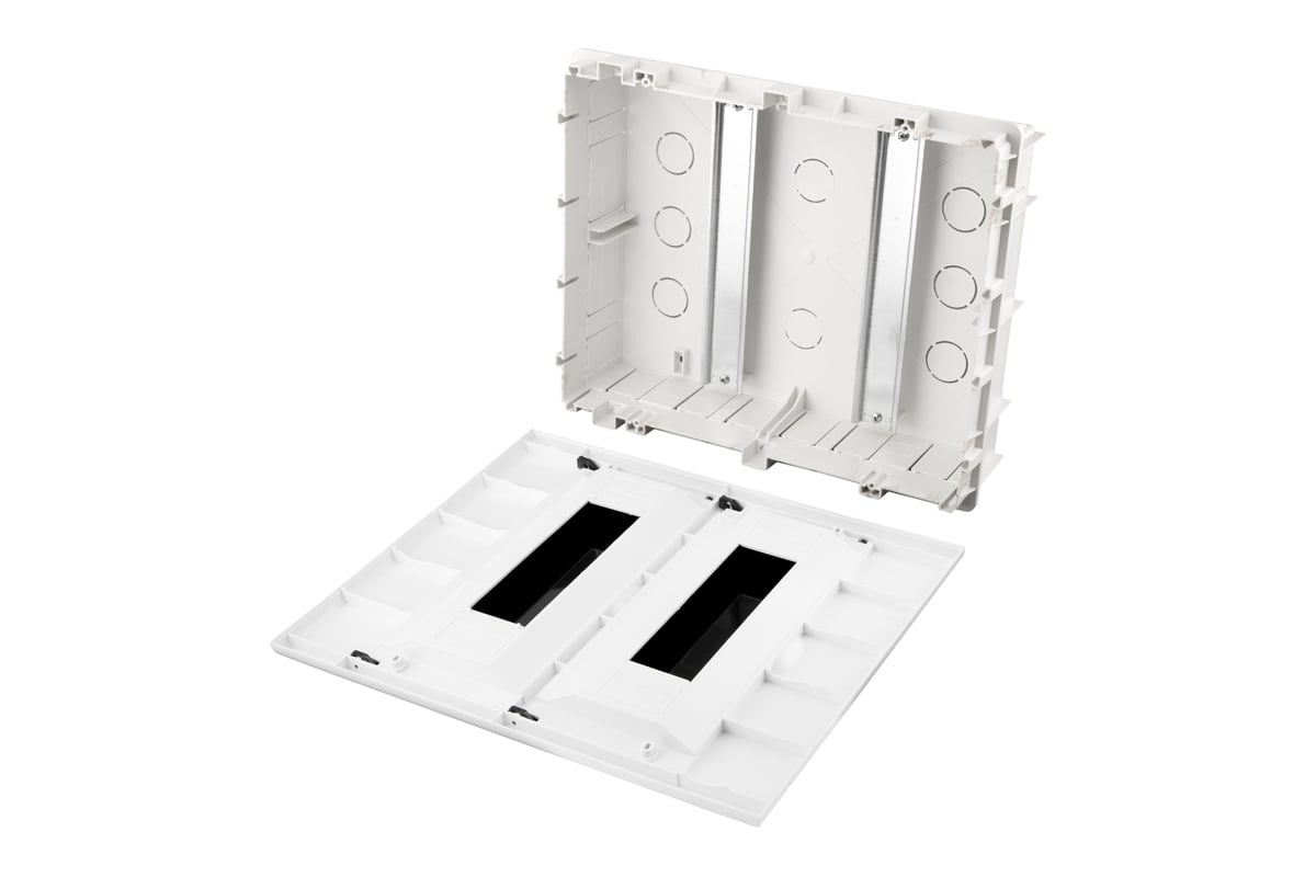 Распределительный встраиваемый щит KRANZ на 24 модуля ЩРВ-П-24 IP41 пластик KR-11-0224 ...