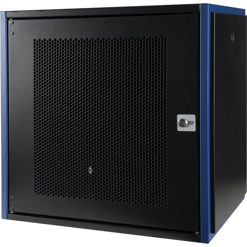 Настенный шкаф DATAREX 19 дюймов 12u 600x450 перфорированная дверь, черный DR-620211 - выгодная ...