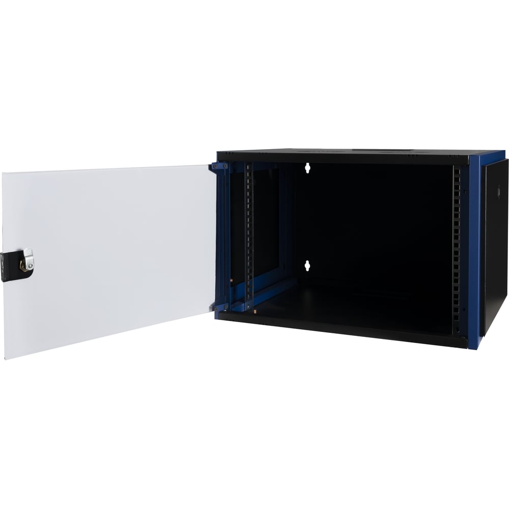 Настенный шкаф DATAREX 19 дюймов 7u 600x600 стеклянная дверь, черный DR-600021 - выгодная цена ...