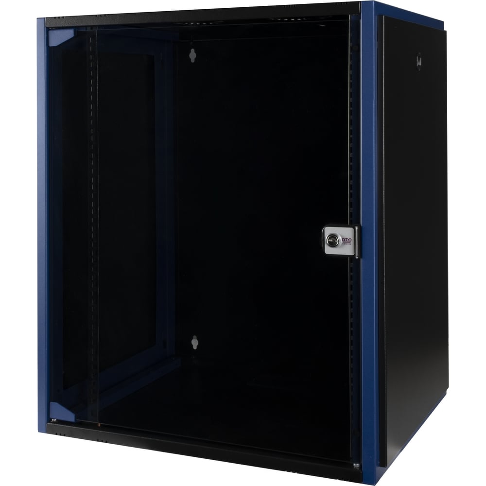 Настенный шкаф DATAREX 19 дюймов 15u 600x450 стеклянная дверь, черный DR-600311 - выгодная цена ...
