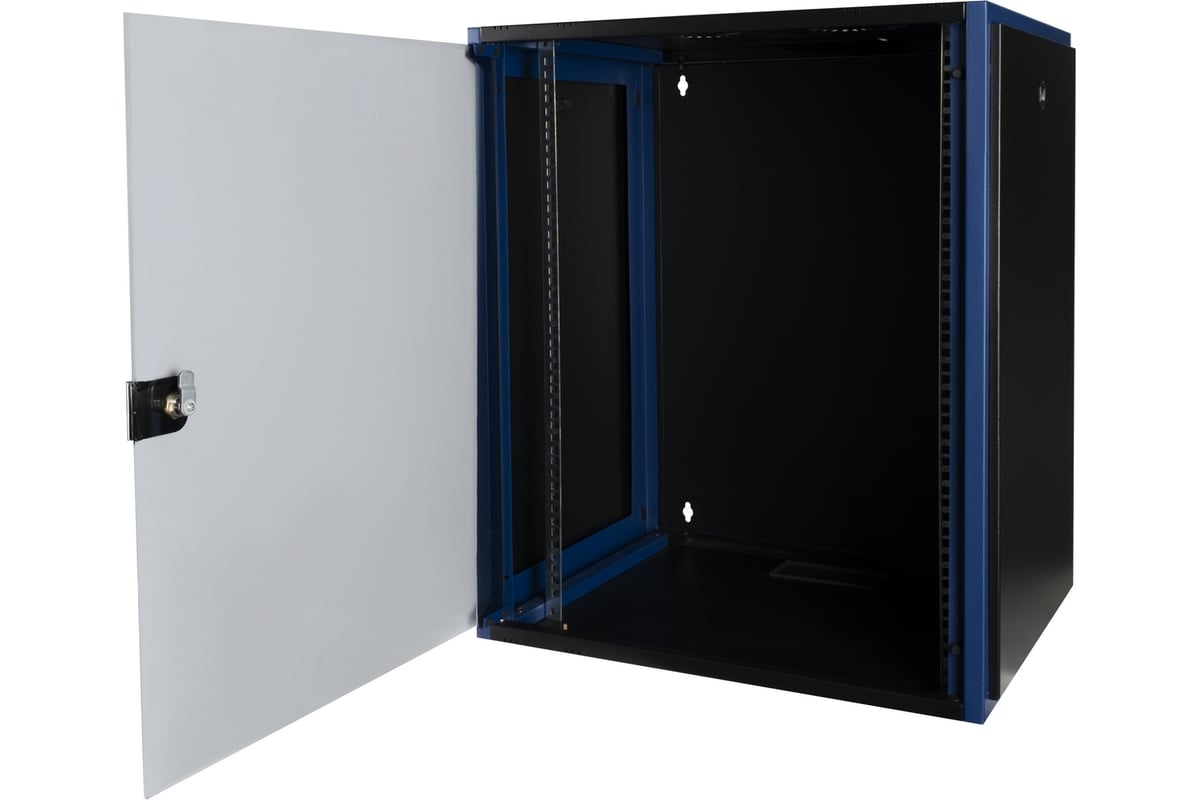 Настенный шкаф DATAREX 19 дюймов 15u 600x600 стеклянная дверь, черный DR-600321 - выгодная цена ...