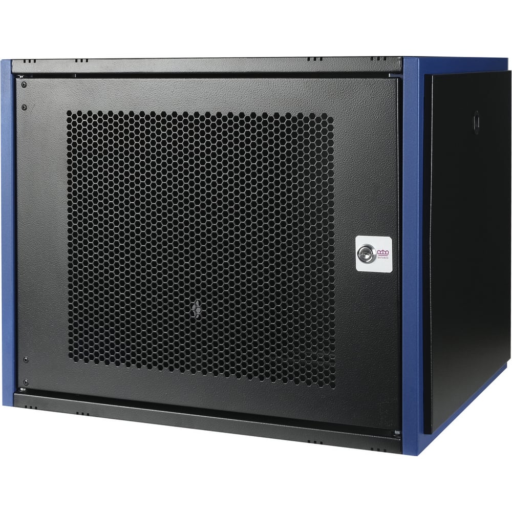 Настенный шкаф DATAREX 19 дюймов 9u 600x600 перфорированная дверь, черный DR-620121 - выгодная ...