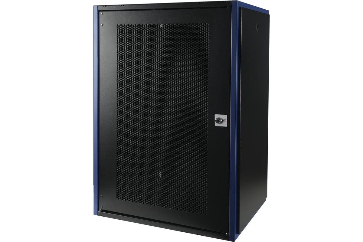 Настенный шкаф DATAREX 19 дюймов 18u 600x600 перфорированная дверь, черный DR-620421 - выгодная ...