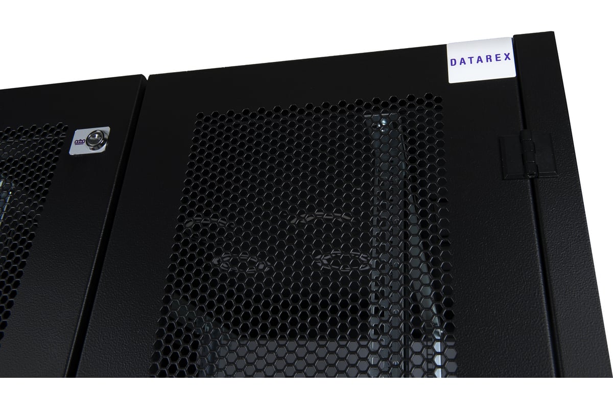 Напольный шкаф DATAREX 19 дюймов 32u 800x800 2-я передняя дверь перфорированная, 2-я задняя ...
