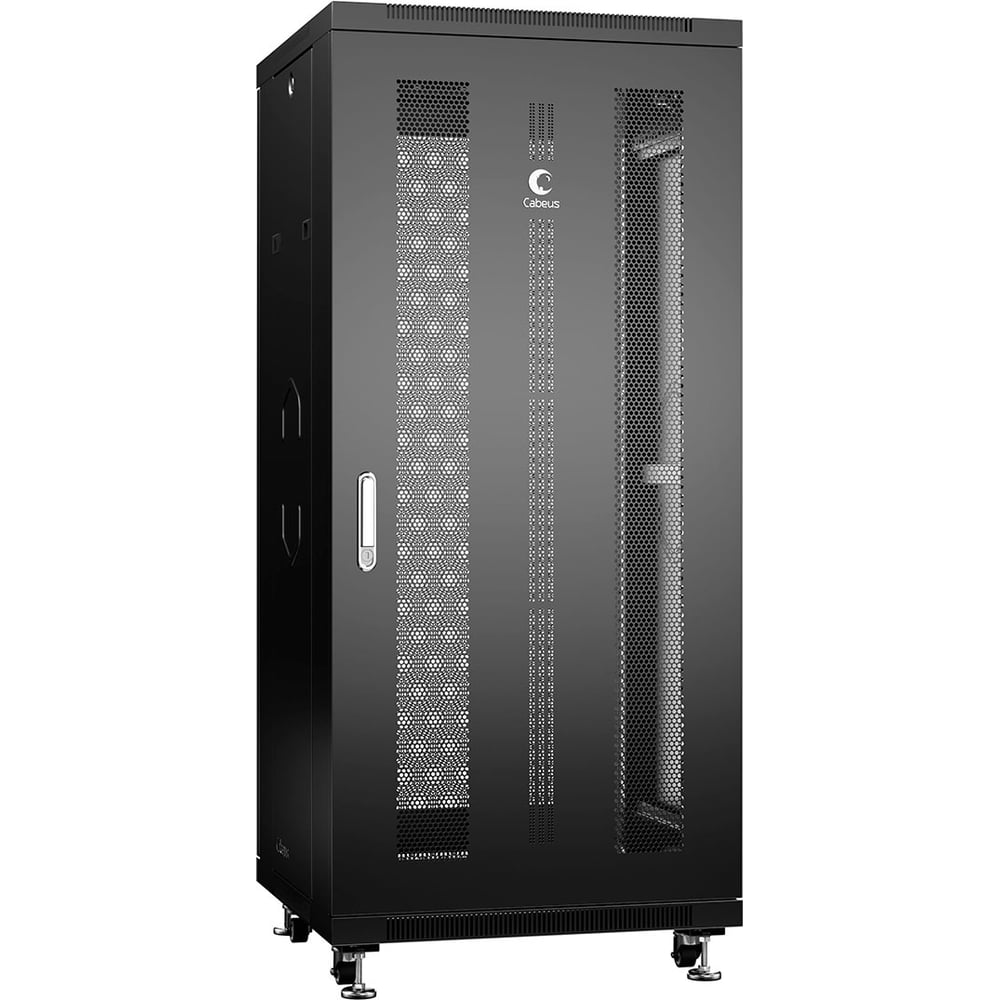 Телекоммуникационный напольный шкаф Cabeus 19" 27U цвет черный ND-05C ...