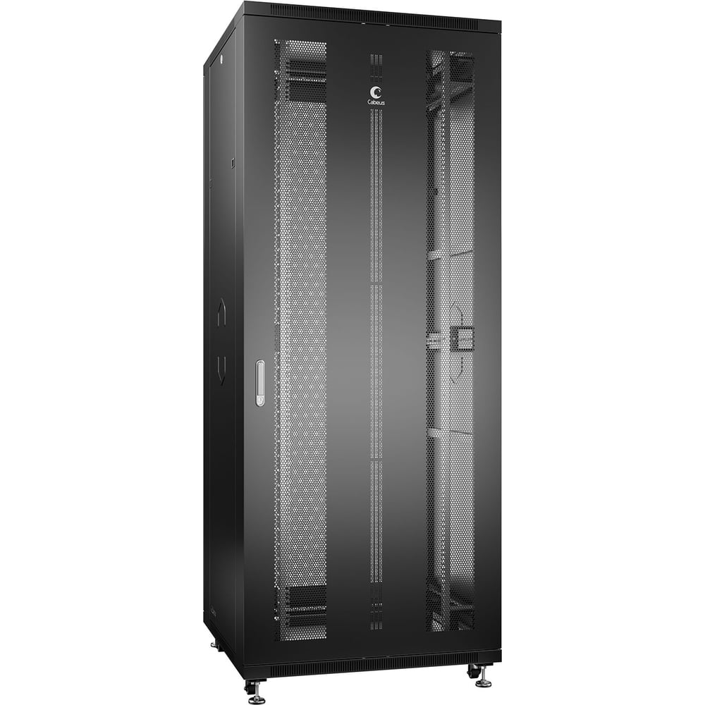 Телекоммуникационный напольный шкаф Cabeus 19" 42U цвет черный ND-05C ...