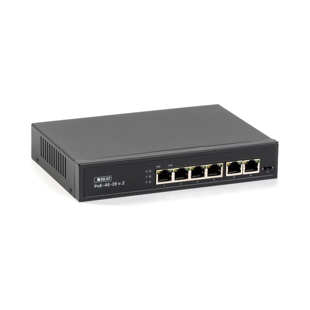 Коммутатор Бастион skat poe-4e-2e v.2 4071 - выгодная цена, отзывы ...