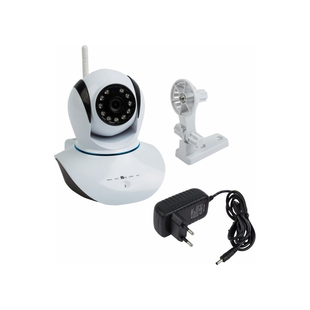 Беспроводная поворотная камера REXANT WiFi Smart 1.0Мп, 720P, объектив 3.6 мм., ИК 10 м 45-0275 ...