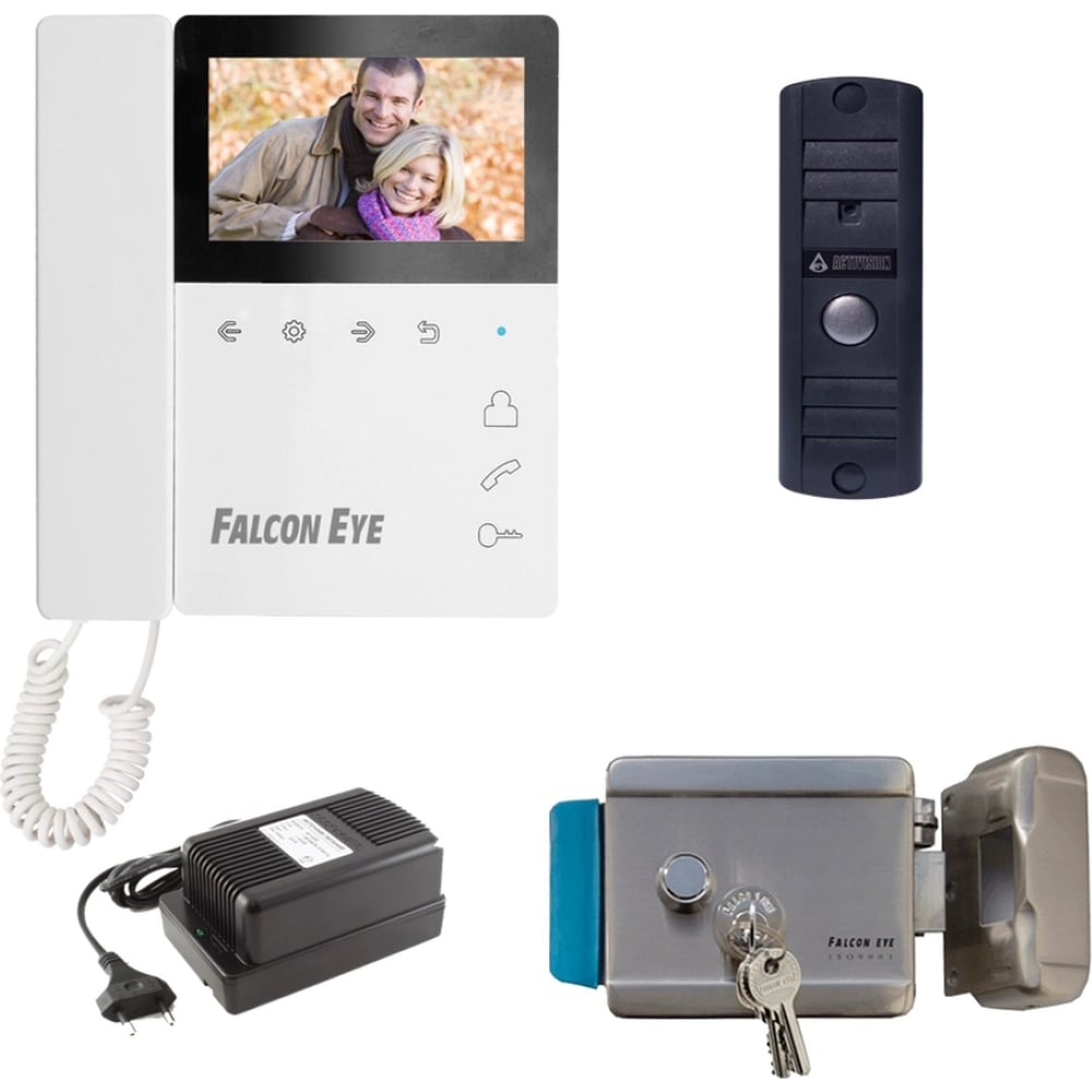 Комплект домофона Falcon Eye Taurus (Lira AVP-506 FE-2369 FE-AN-5/12 ...