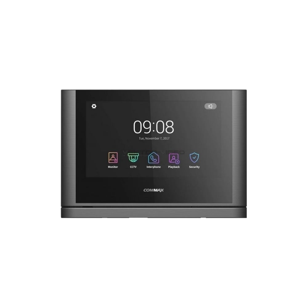 Видеодомофон цветной CDV-704mf (Темное - Серебро Black Smog) COMMAX CDV-704mf(Темное-серебро ...