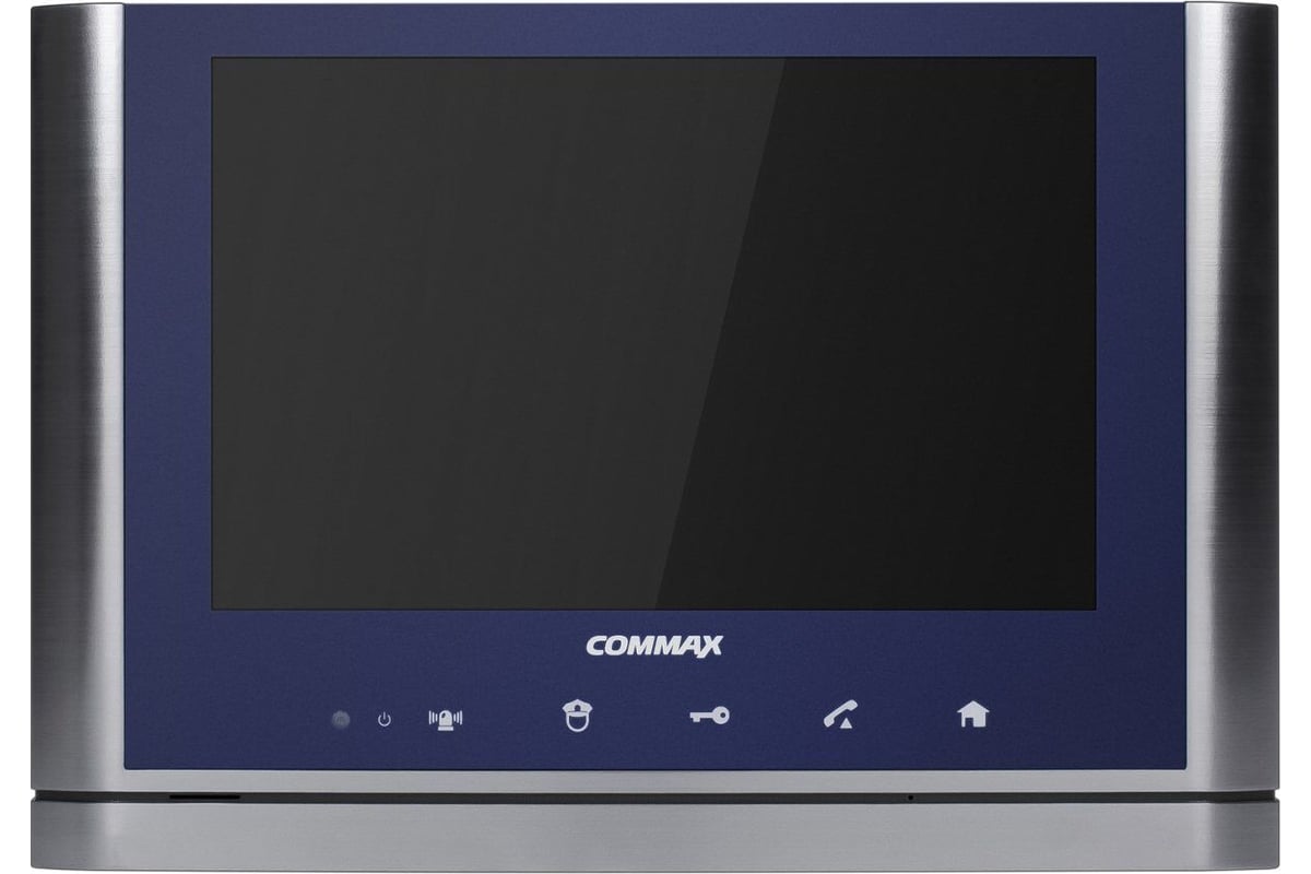 IP Комплект видеодомофона, вызывной панели и коммутатора COMMAX CIOT-1020MSilver+Blue/D21M/H8L2 ...