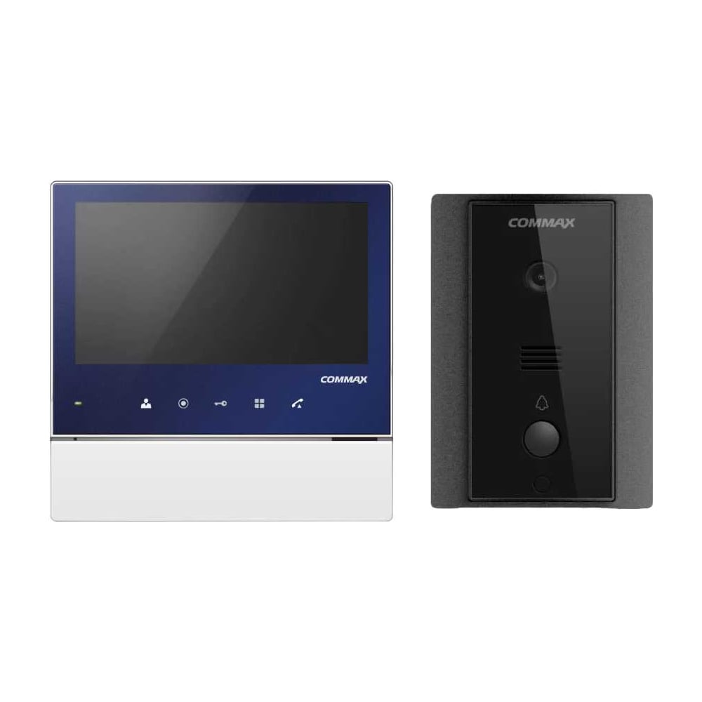 Комплект видеодомофона и вызывной панели COMMAX CDV-70H2(синий)/DRC-4LN - выгодная цена, отзывы ...