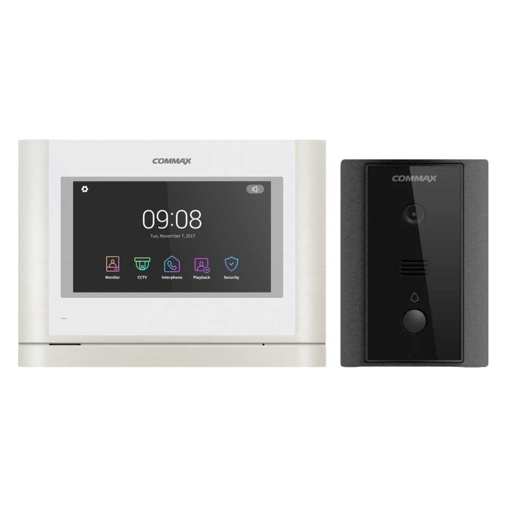 Комплект видеодомофона и вызывной панели COMMAX CDV-70MF(белый)/DRC-4LN - выгодная цена, отзывы ...