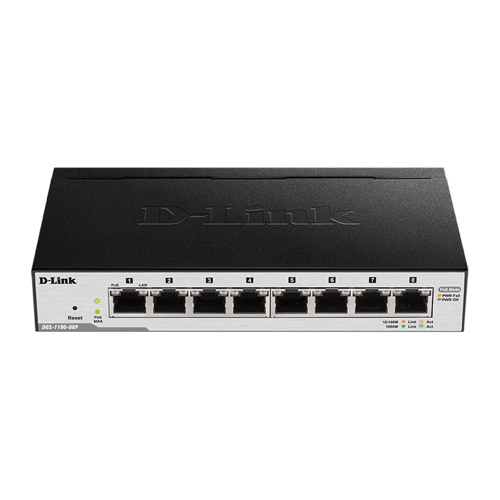 Коммутатор D-link DGS-1100-08P - выгодная цена, отзывы, характеристики ...