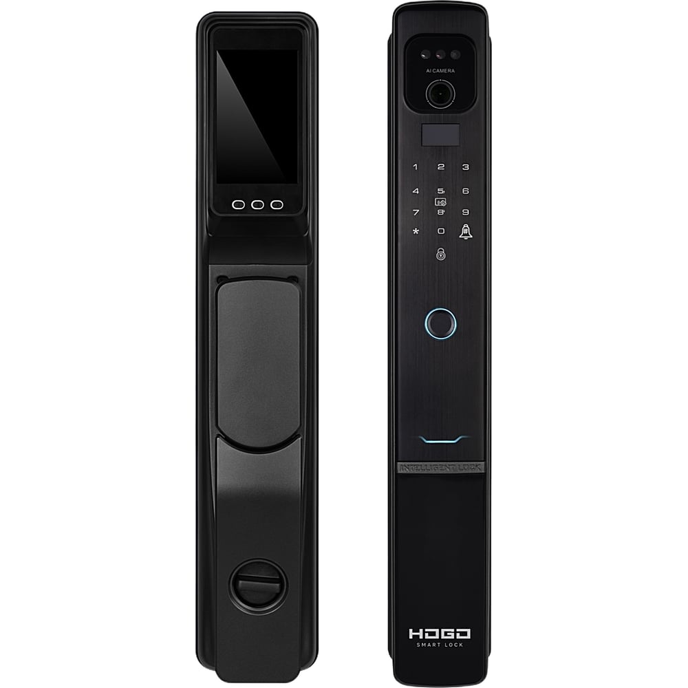 Умный электронный замок HOGO Smart Lock HOGO Face ID, PIN-код, отпечаток пальца, карта доступа ...