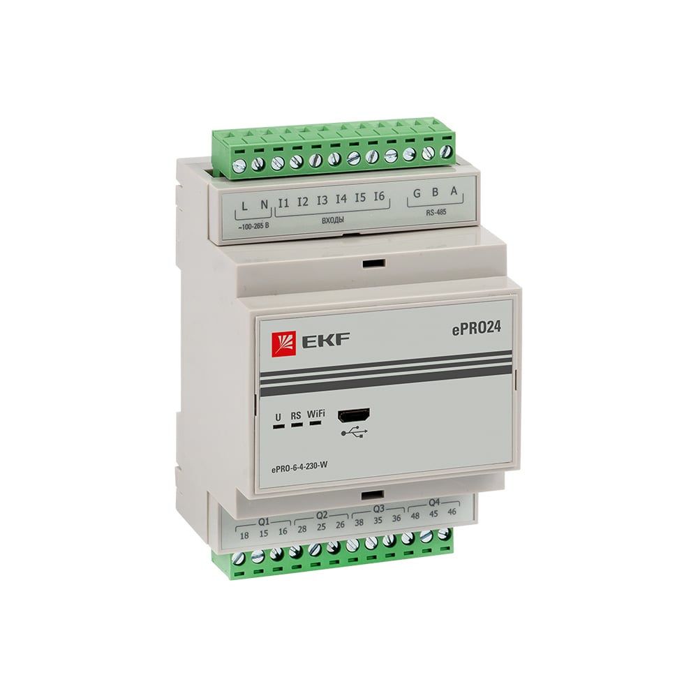 Базовый модуль удаленного управления EKF PROxima ePRO 6 входов\4 выхода ...