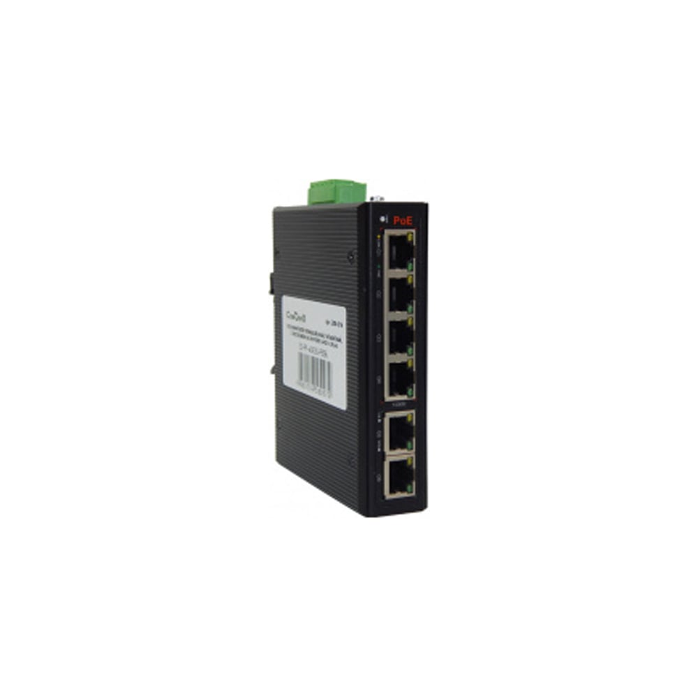 Промышленный PoE коммутатор СomOnyx гигабитный, 4PoE, 2хRJ45 CO-PF ...