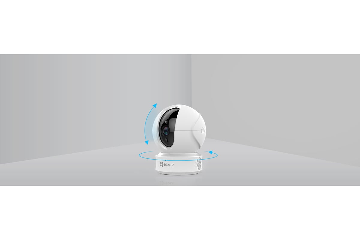 Внутренняя поворотная Wi-Fi камера Ezviz CS-CV246-A0-1C2WFR C6CN ...