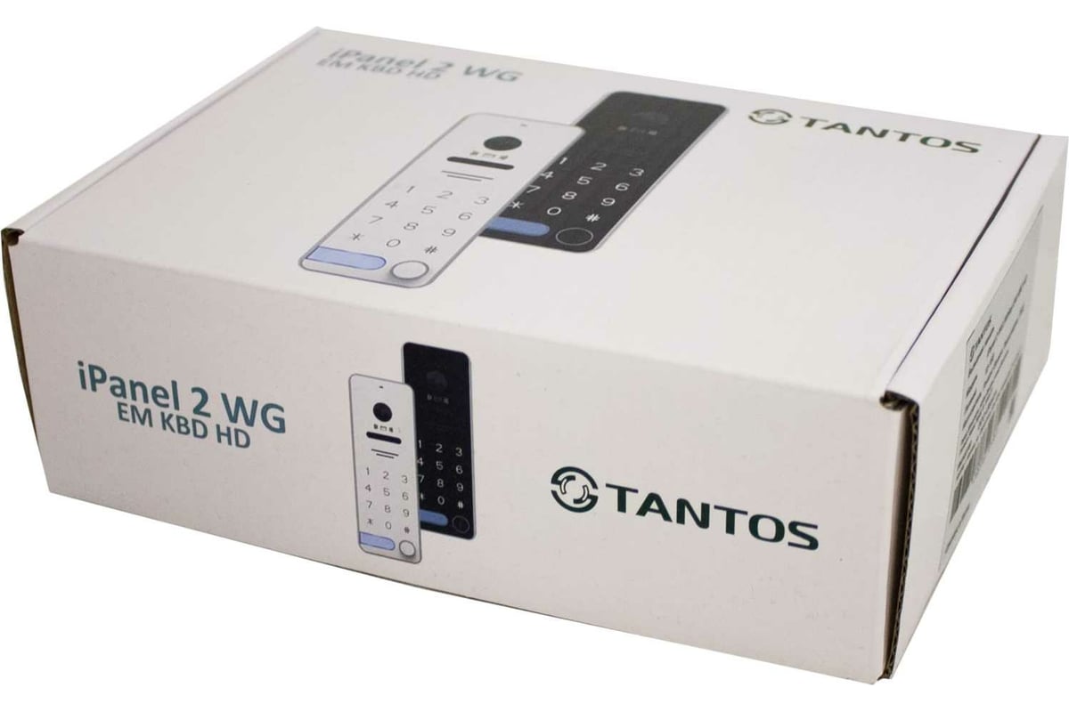 Накладная вызывная панель видеодомофона Tantos iPanel 2 WG (White) EM ...