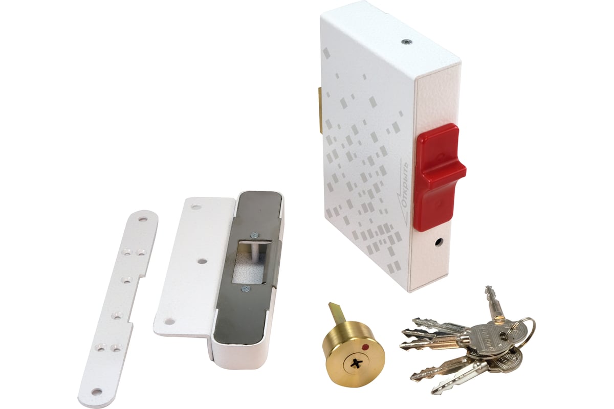 Электромеханический накладной замок PROMIX для запирания распашных дверей и калиток Promix-SM215 ...